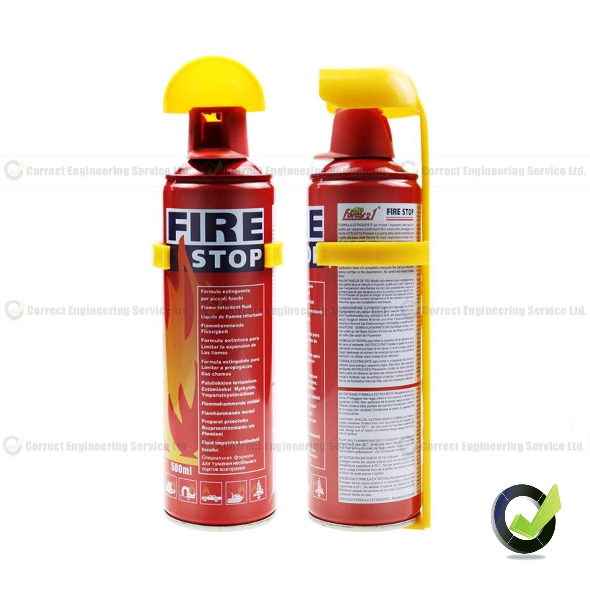 Fire Stop Spray - 500ml - Provides a portable and efficient line of ...
