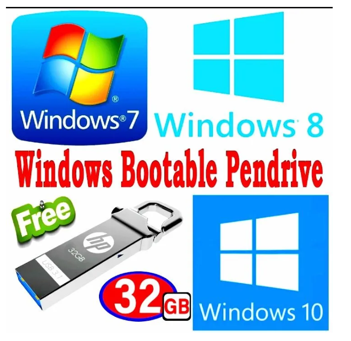 Windows Bootable Pendrive With Multi Windows 7 8 10 Auto Active Key And ...