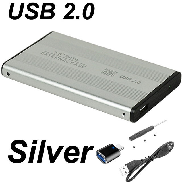 Usb 3.0/2.0 2.5 Inch Hard Drive Disk Enclosure Hdd External Box Case ...