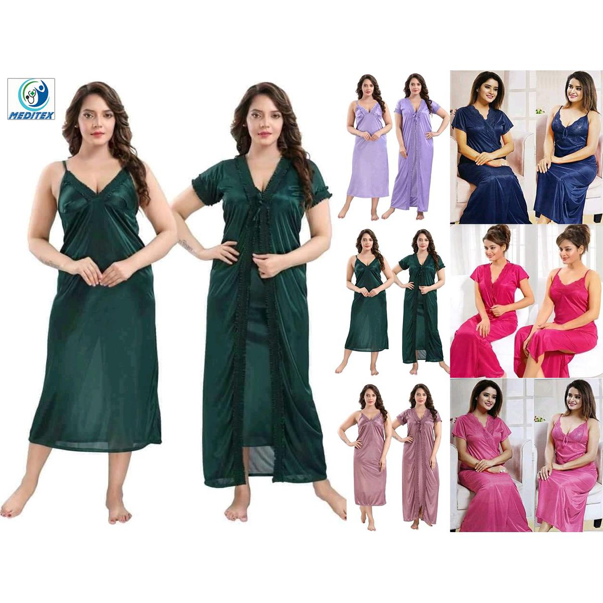 Woman's Exclusive, Fashionable, Stylish and Comfortable Night Dress (2 ...