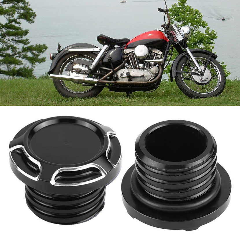 Aluminum Motorcycle Fuel Gas Tank Oil Cap For Harley Sportster XL 883 ...
