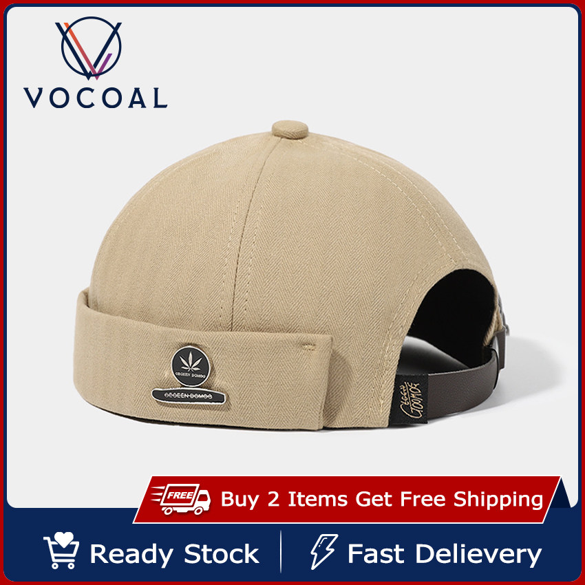 Vocoal Cap For Men Dome Melon Beanie Hats Adjustable Docker Cap Fashion ...