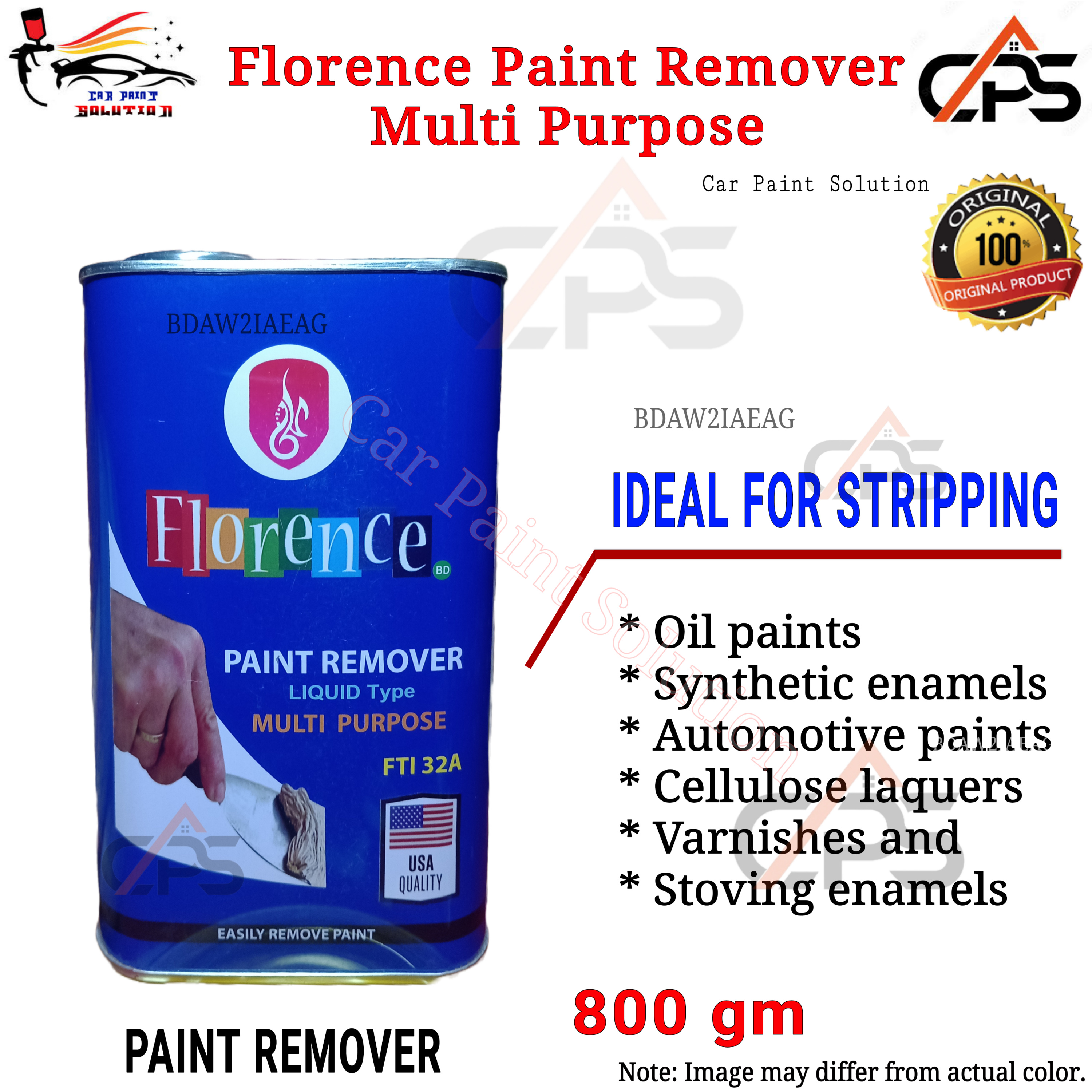Florence Paint Remover, Paint Remover, Paint Remover for Multi Purpose ...