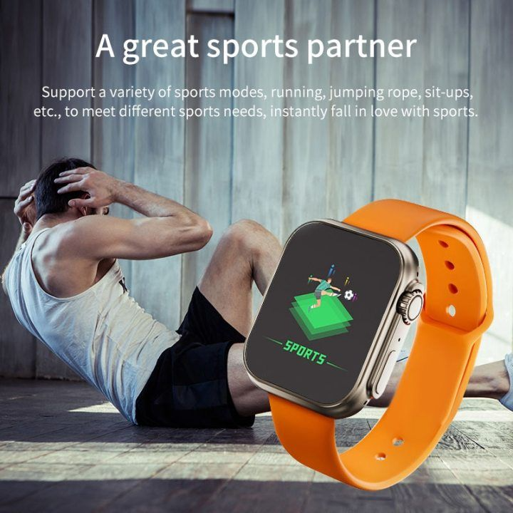 D20 Ultra Smartwatch Series 8 Smart Band Heart Rate Blood Pressure ...