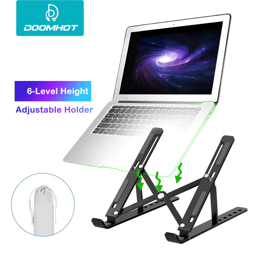DoomHot Lap-top Stands Foldable Aluminium Lap-tops Stand Portable 6 ...