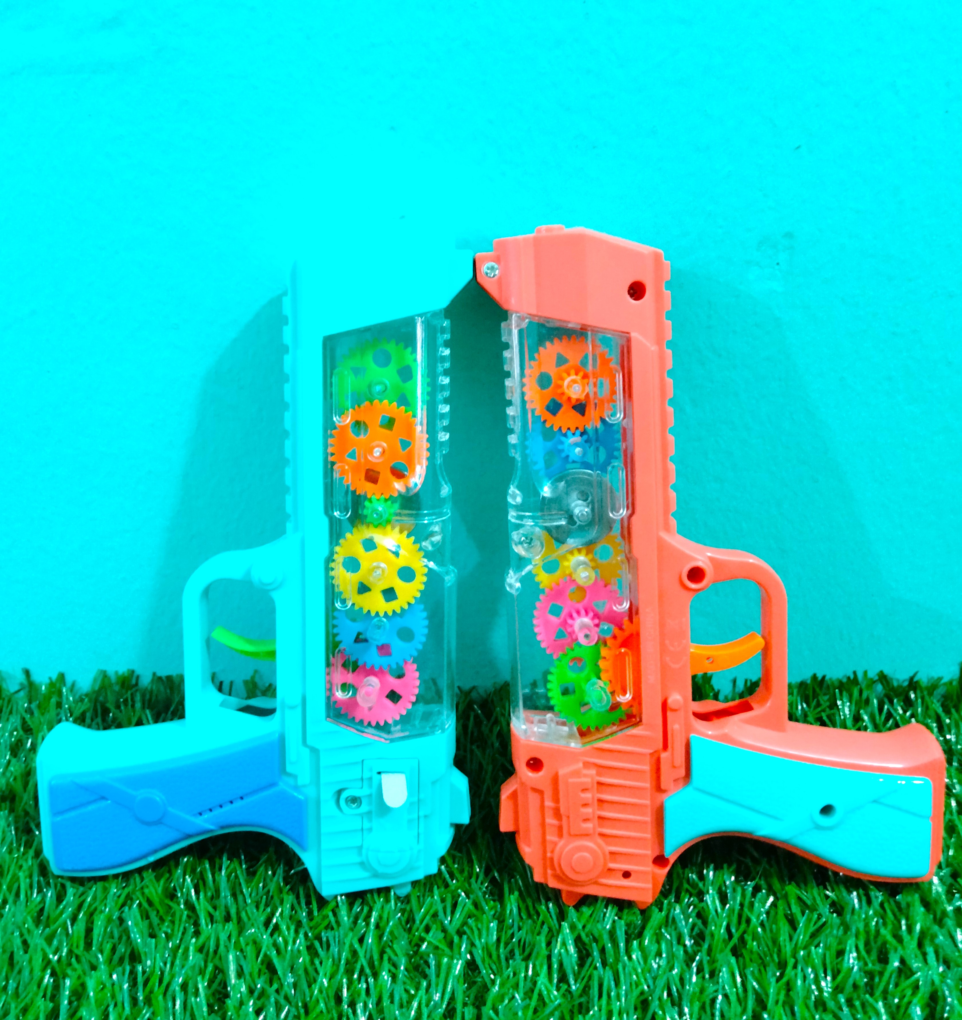 Electric Gear Gun, Light ,Sound And Vibration Toys Gun Outdoor Games ...