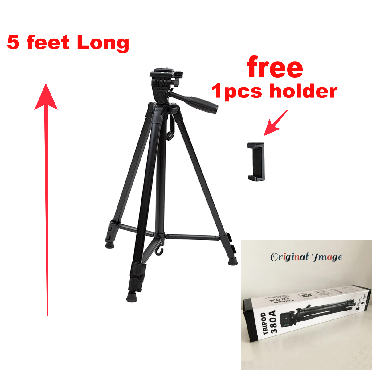 360 Degree Swivel Fluid Head Tripod Stand 380A Mobile Camera Stand Pro ...
