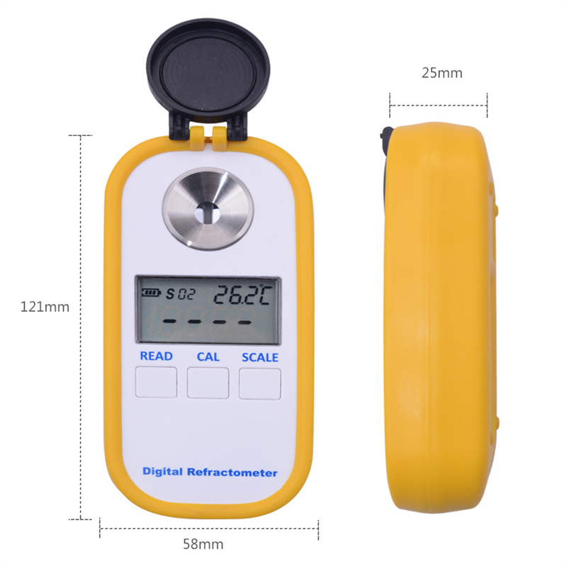Measurement Instrument DR301 Portable Digital Honey Refractometer ...