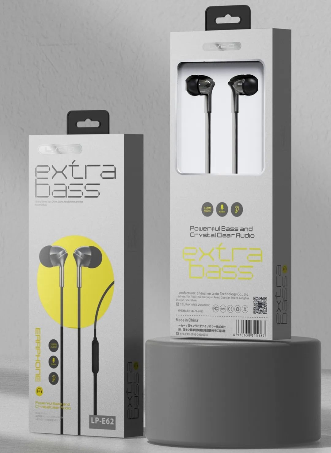 LVEIO LV-E62 3.5mm Wired In-Ear Earphone | Daraz.com.bd