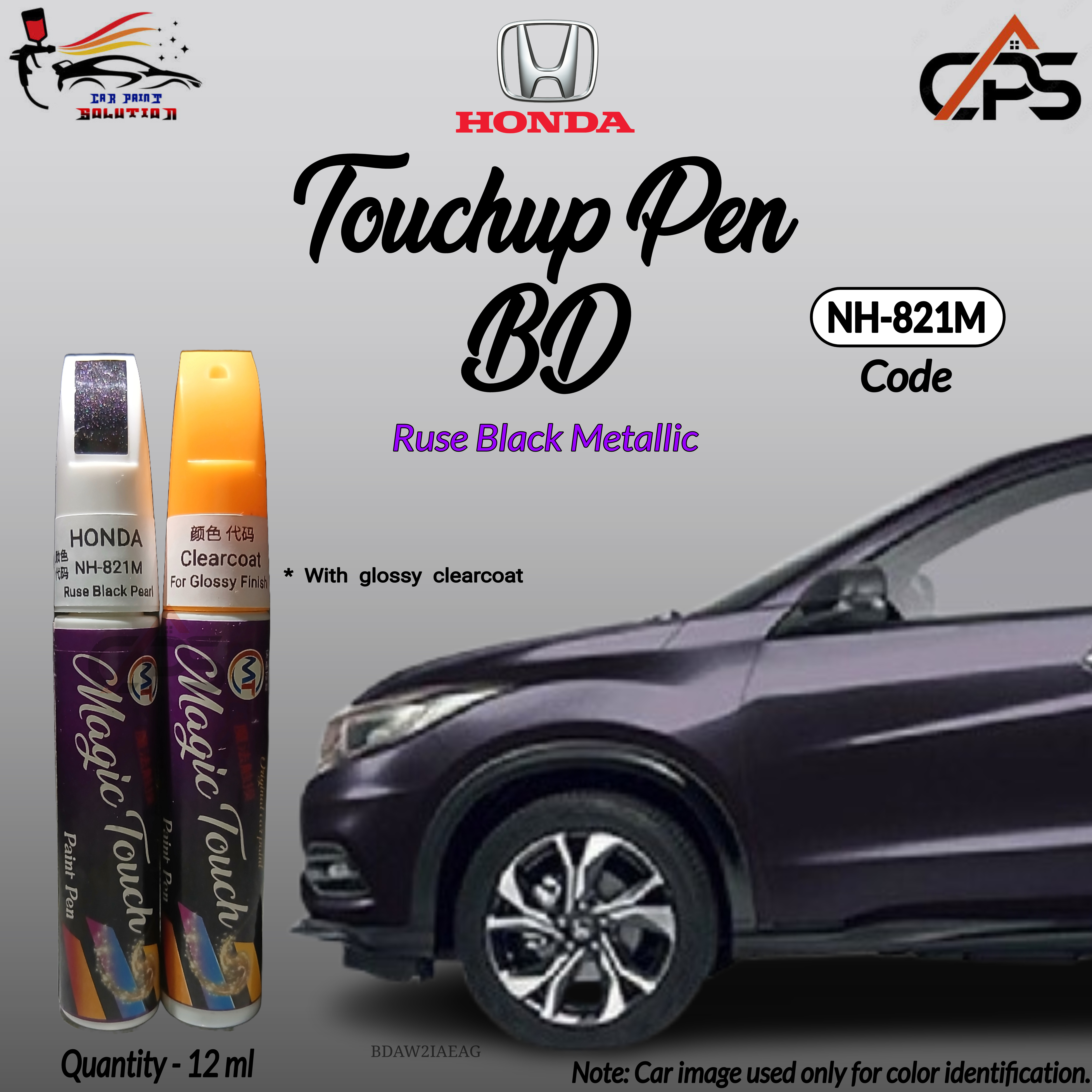 Honda NH821M Touchup Pen, Touchup Pen, Touchup Paint Pen, Car Paint ...