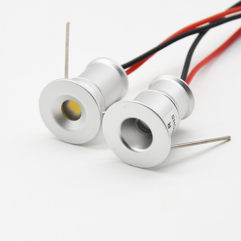 1W Mini LED Downlight 12V RGB Dimmable Spotlight IP65 Staircase Cabinet ...