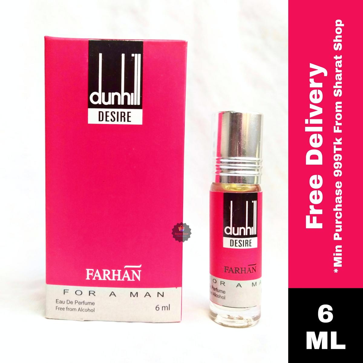 Dunhill Desire Concentrated Perfume Oil Attar For Man Long Lasting Non ...