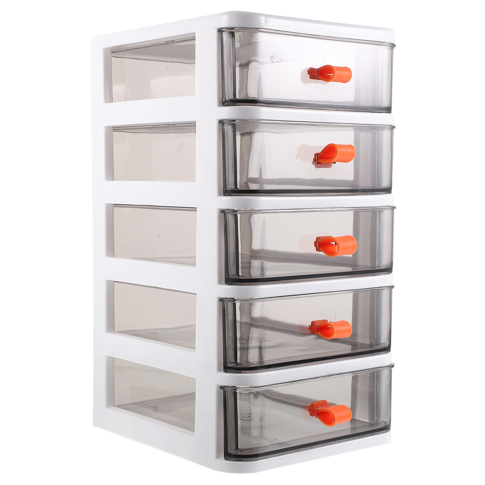 Five Layer Storage Cabinet Plastic Drawer Type Closet Desk Organizer ...