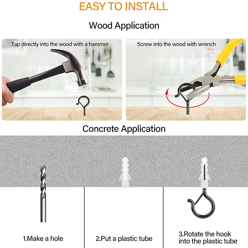 How To Install Ceiling Hook Into Concrete | Shelly Lighting