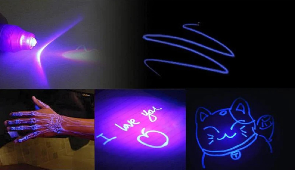 Invisible Writing Magic Pen UV Light Ink LED- 1pcs | Daraz.com.bd