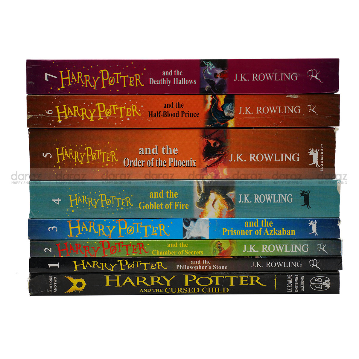 Harry Potter Full Set: The Complete Collection (Set of 8 Volumes ...
