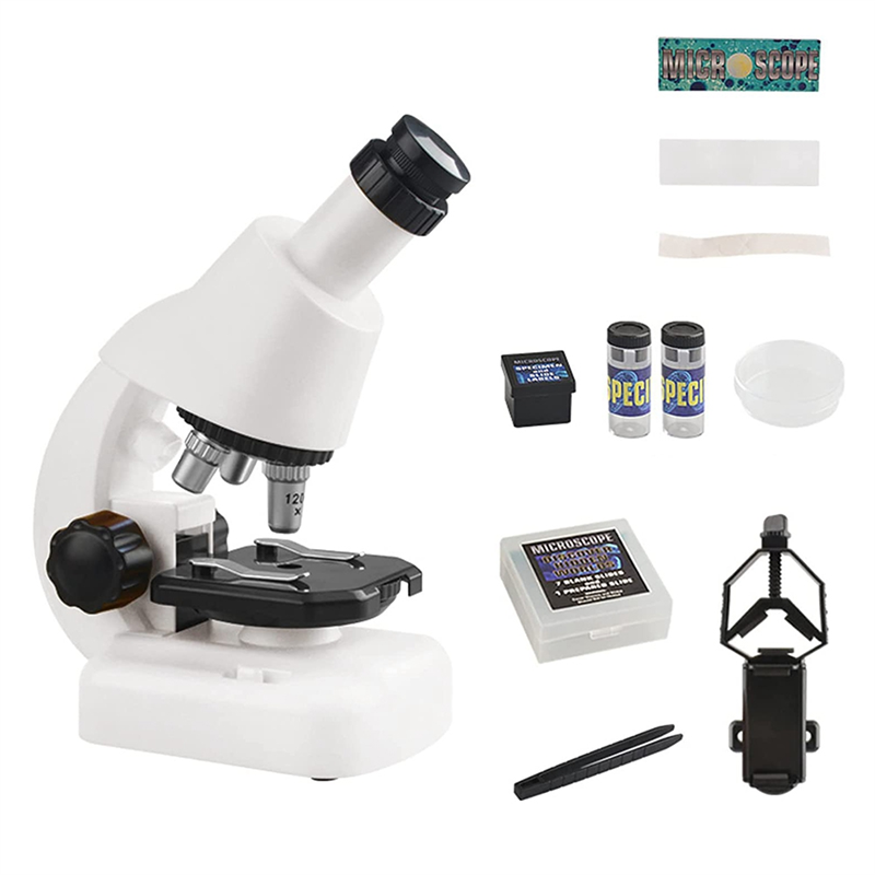 ZOROOM Children's Microscope Set Toys HD 1200 Times DIY Biological ...