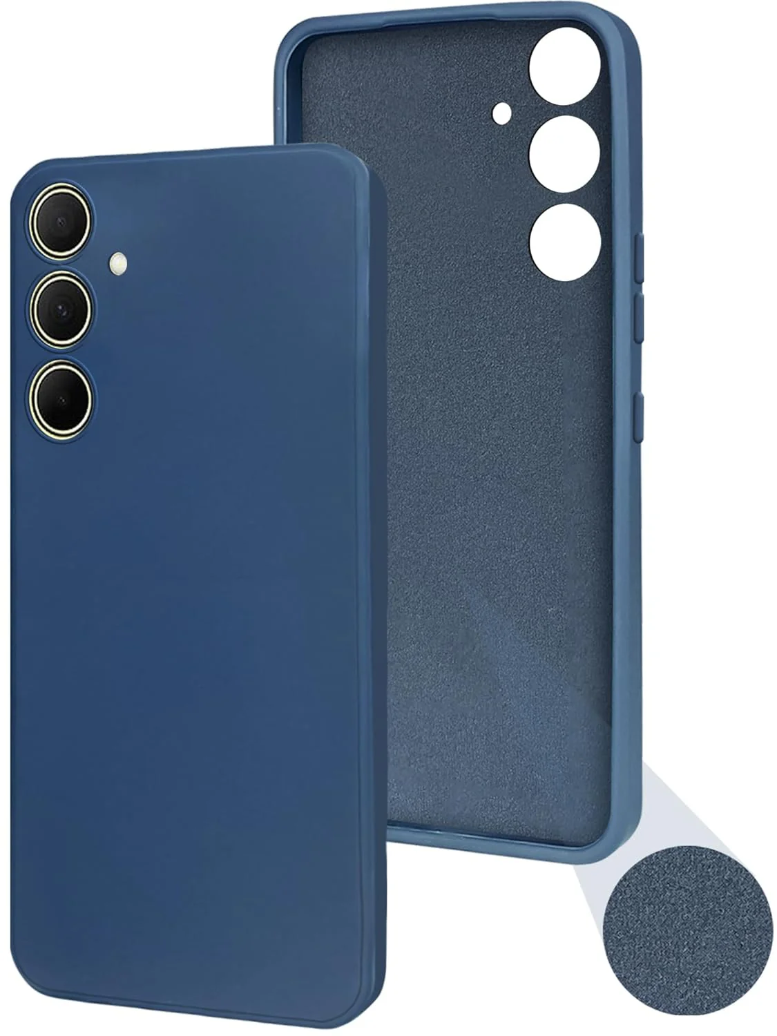 Samsung galaxy M35 5G back cover silicone Matte Soft Silicon Shock ...
