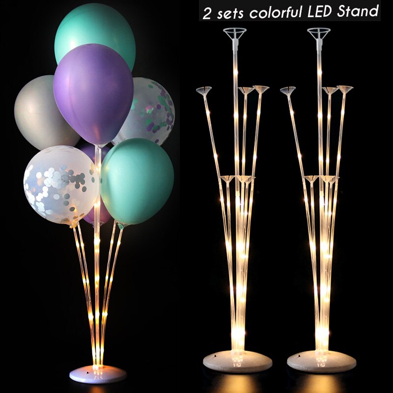 35/70cm LED Balloon Plastic Balloons Stand Birthday Party Wedding ...