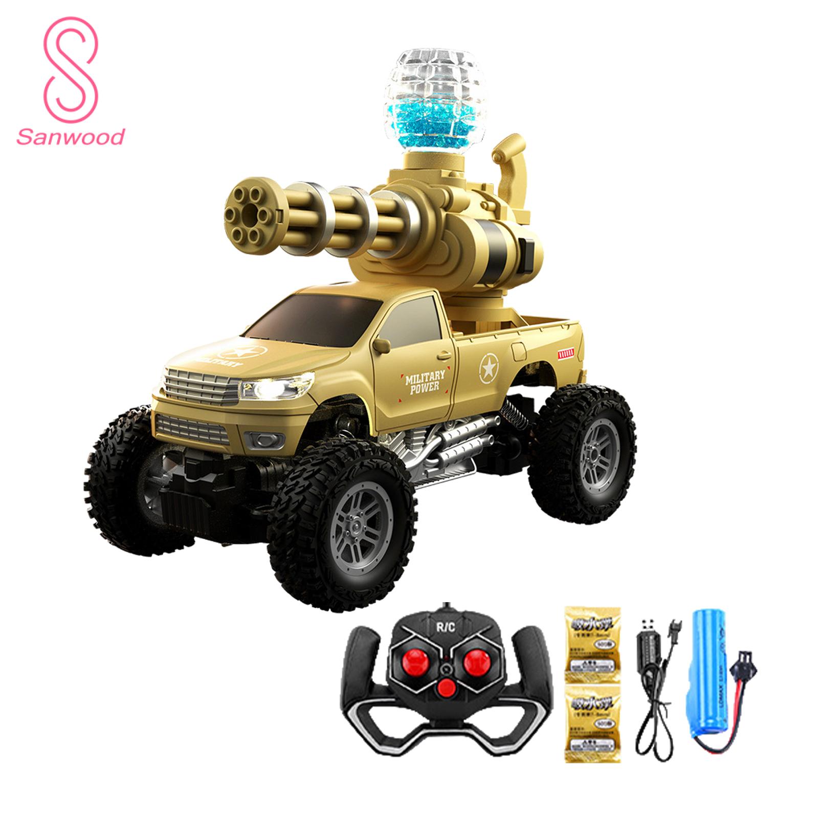 Big Wheels Shooter Vehicle Toy Remote Control Off-road Pickup Truck Toy ...