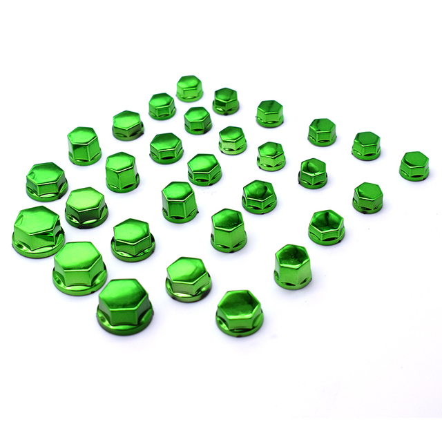 Universal 30 PCs Bolt Screw Cover Cap for Motorbike Ornamental Molding ...