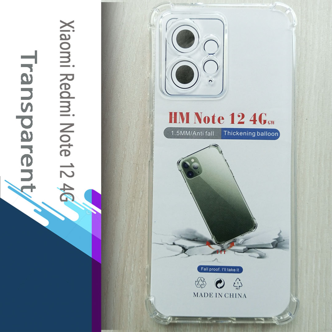 For Xiaomi Redmi Note 12 4G - IMPT Premium Silicone Case Crystal Clear ...