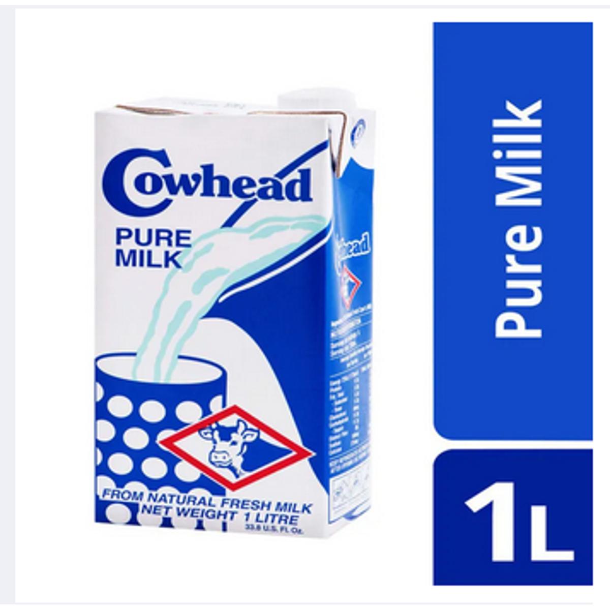 Cowhead Pure Milk Uht -1 Ltr ( New Zealand ) | Daraz.com.bd