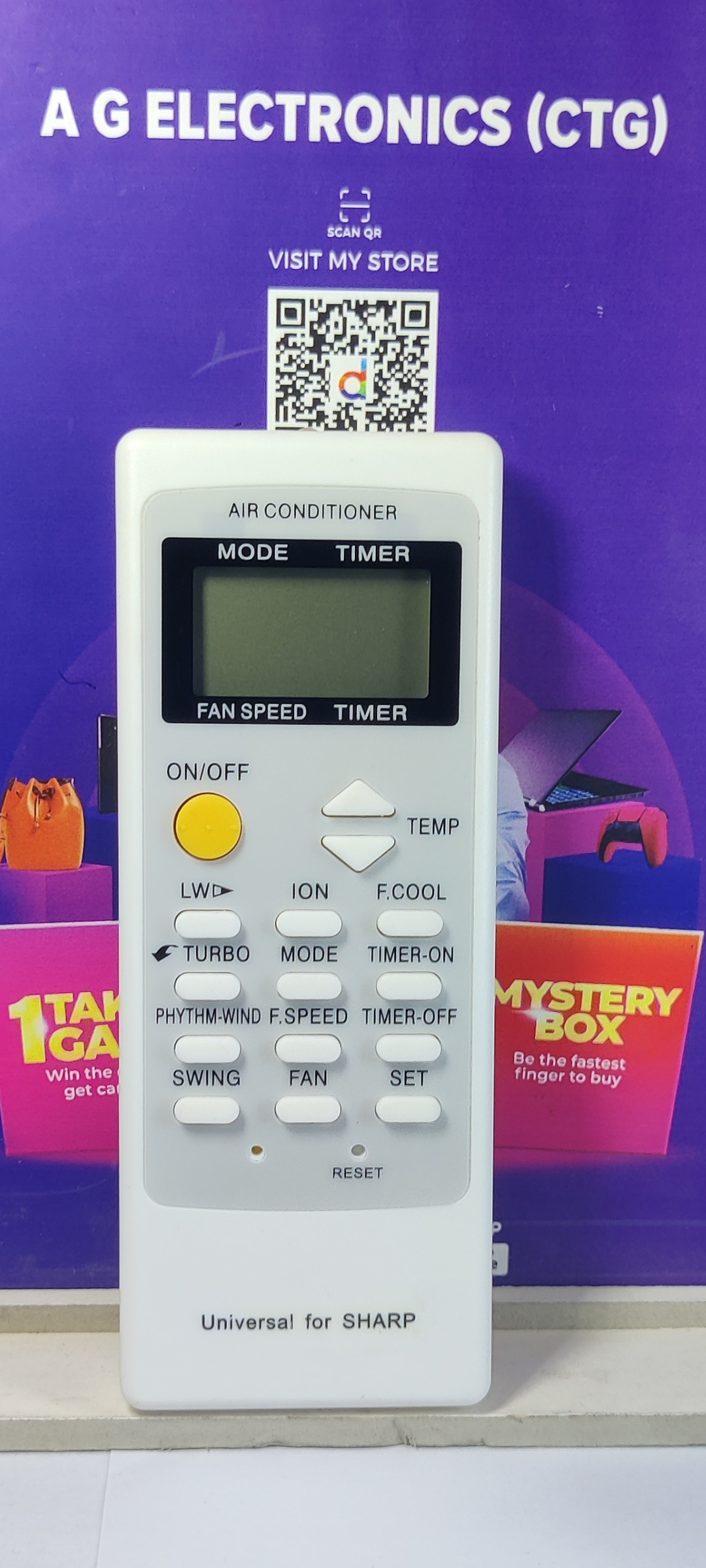 Sharp Air Conditioner Remote. | Daraz.com.bd