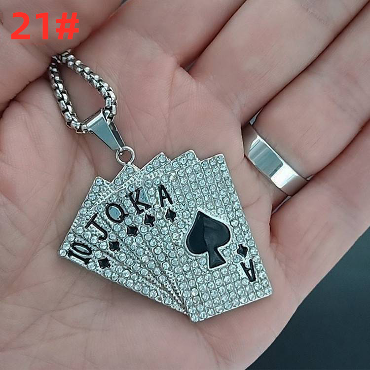 XL men's necklace long pendant sweater chain pendant personality ins ...