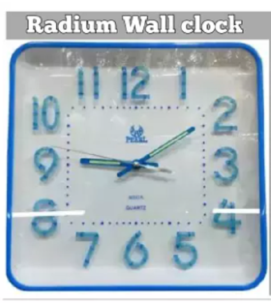 PEARL Radium Wall Clock For Wall Decoration | Daraz.com.bd