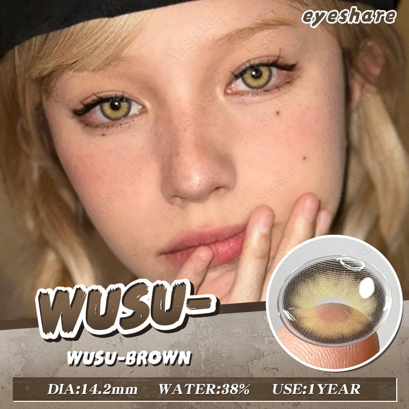 New Ksseye Wusu Series. Ksseye Wusu Brown Color Contact Lens with ...