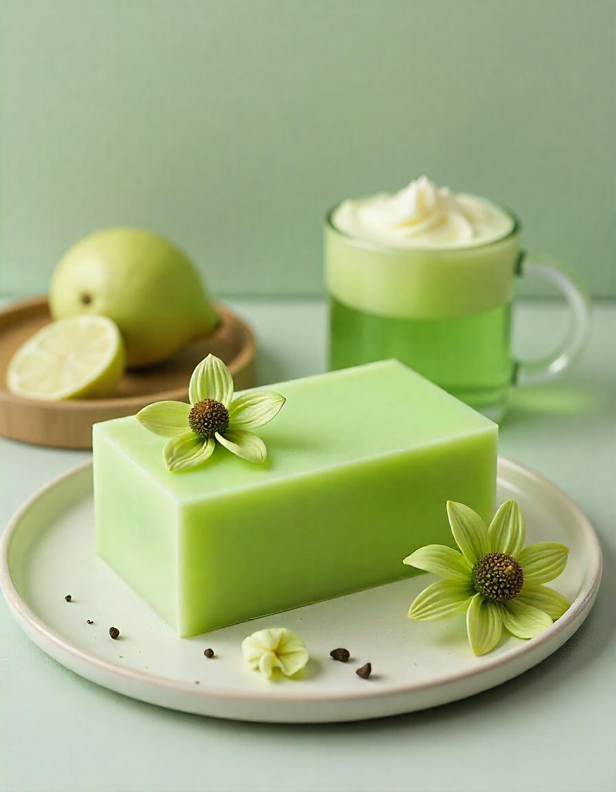 Green Tea Soap Base Pure Organic Chemical Free Melt & Pour Soap Base ...