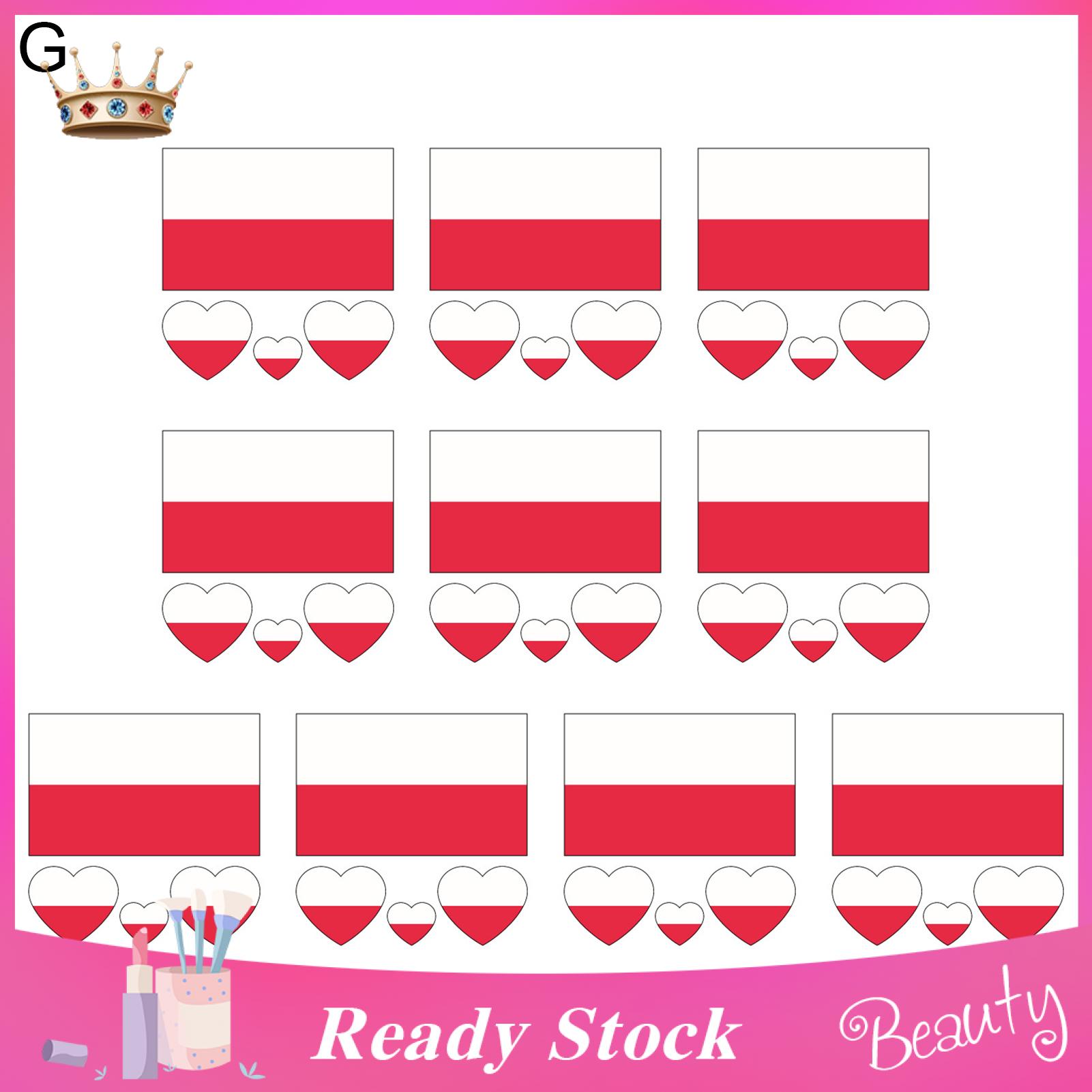 Tattoo Stickers Painless Country Flag Face Stickers Temporary Tattoos ...