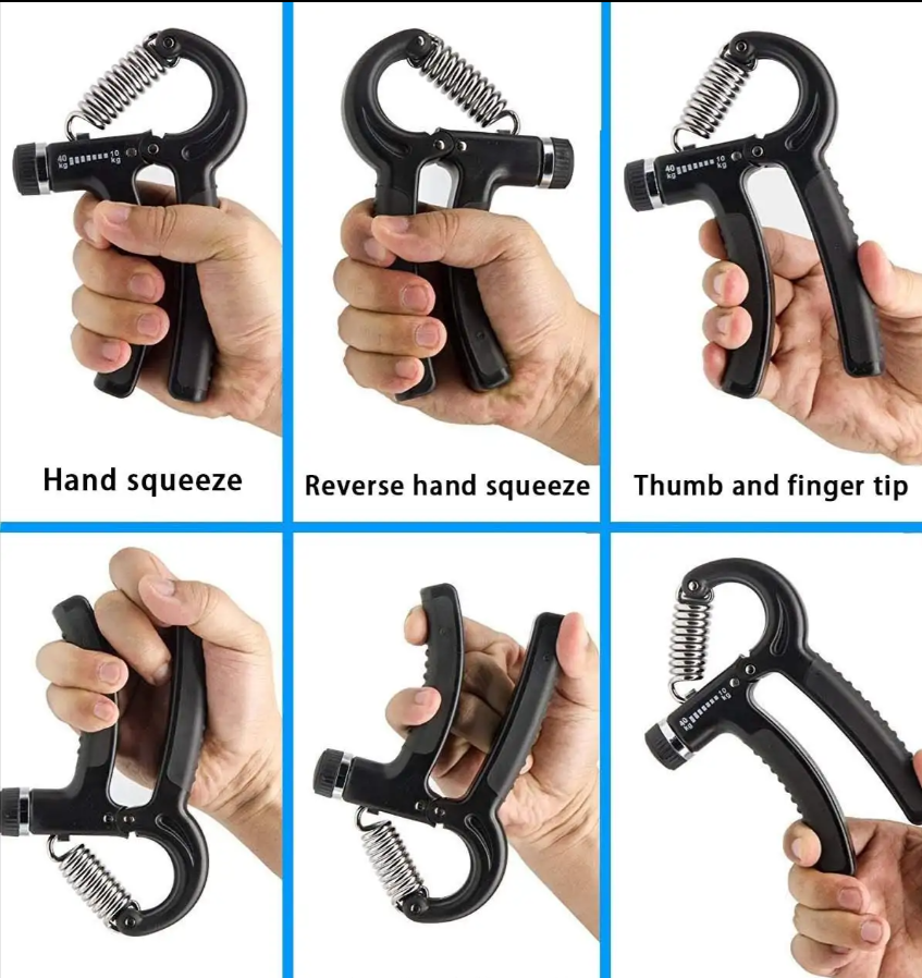 6-50Kg Adjustable Heavy Grips Hand Gripper Gym Power Fitness Hand ...