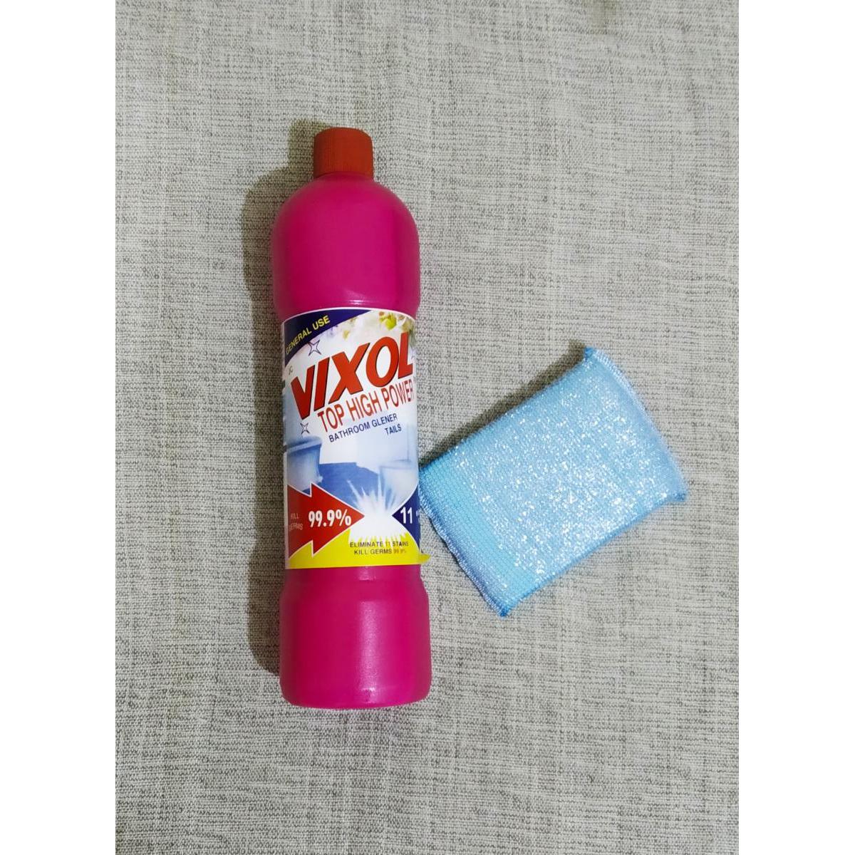 VIXOL-Floor cleaner-1000ml with 1piece (FREE) dish wash scrubber ...