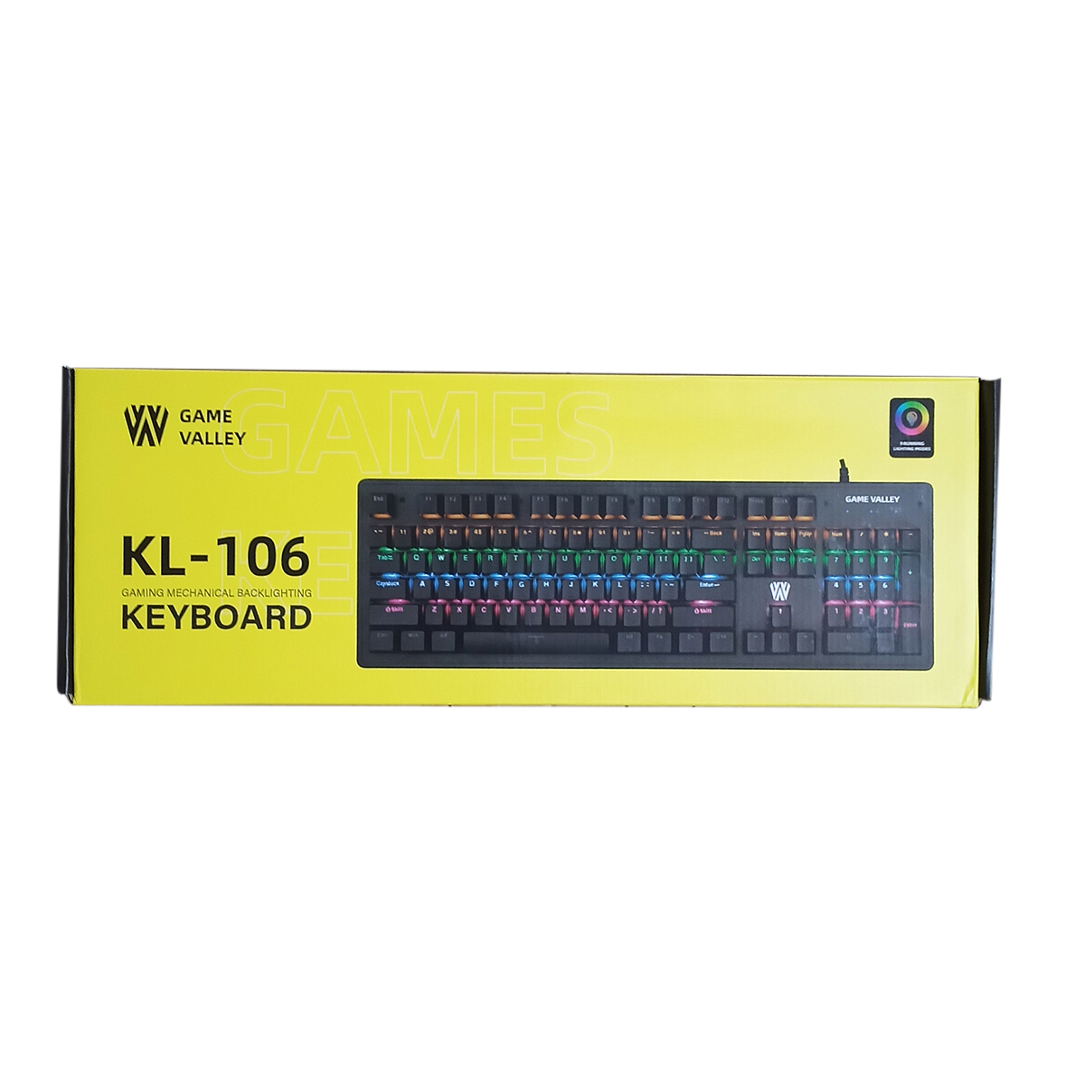 Kl-106 Gaming Mechanical Backlighting Keyboard With Blue/Red - keyboard ...