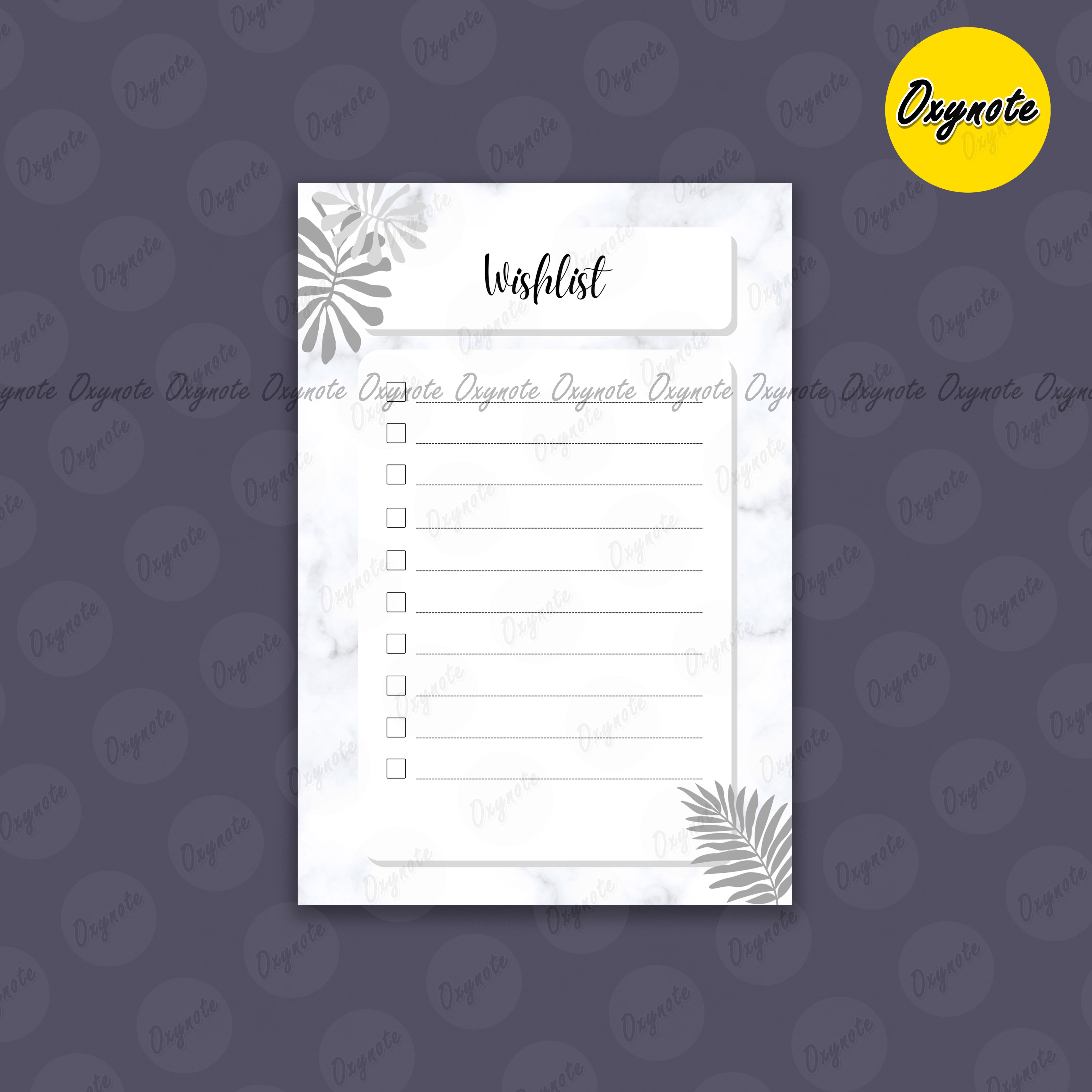 Checklist / Wishlist / List / Grocery & Shopping List (Mini Size) by ...