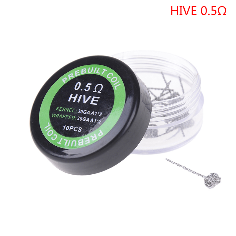 10Pcs A1 Alien Quad Hive Fused Clapton Tiger Heating Wire Premade RBA ...