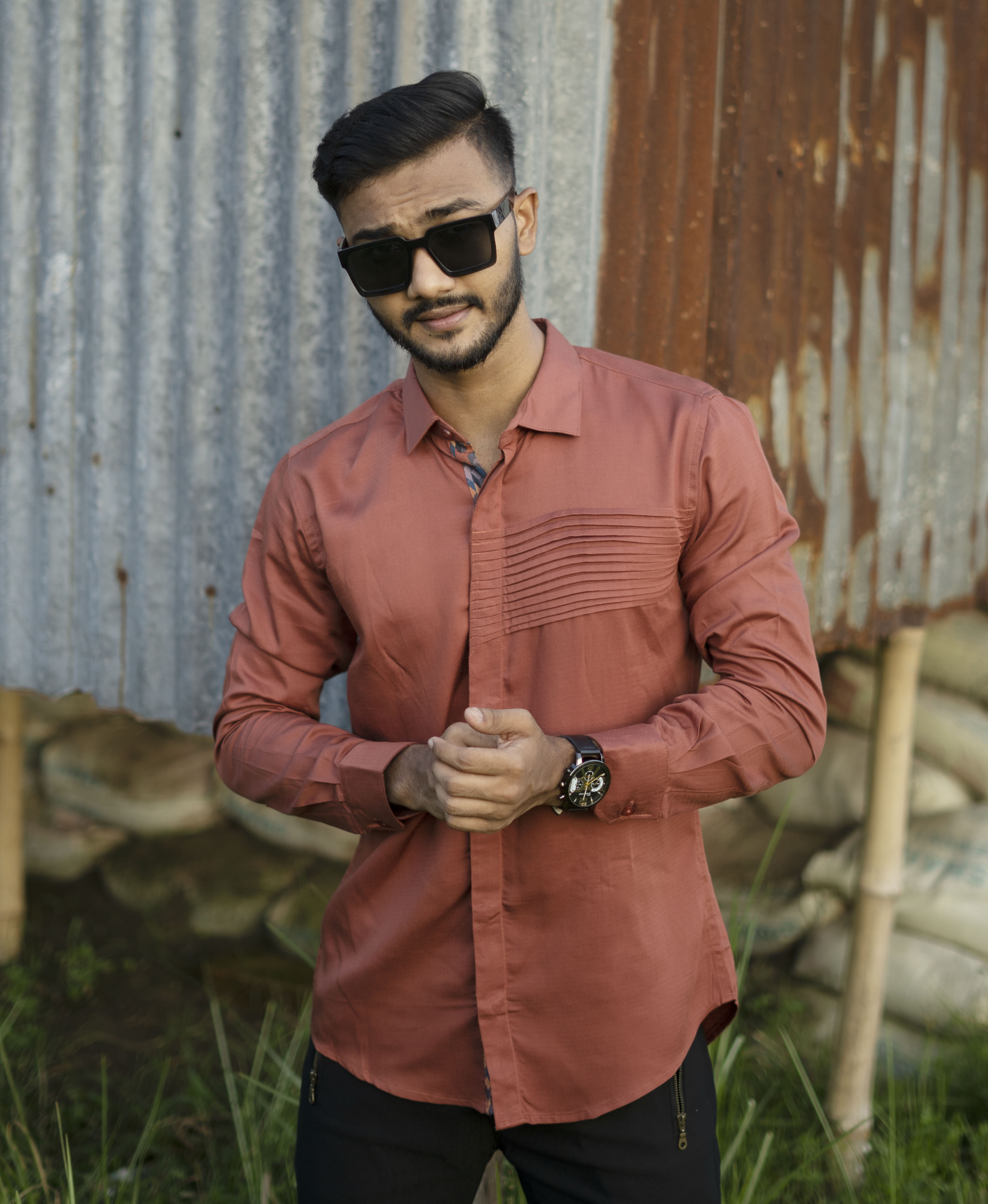 Understated -Choice and Remark -COtton Long Sleeve Casual Shirt For Men ...