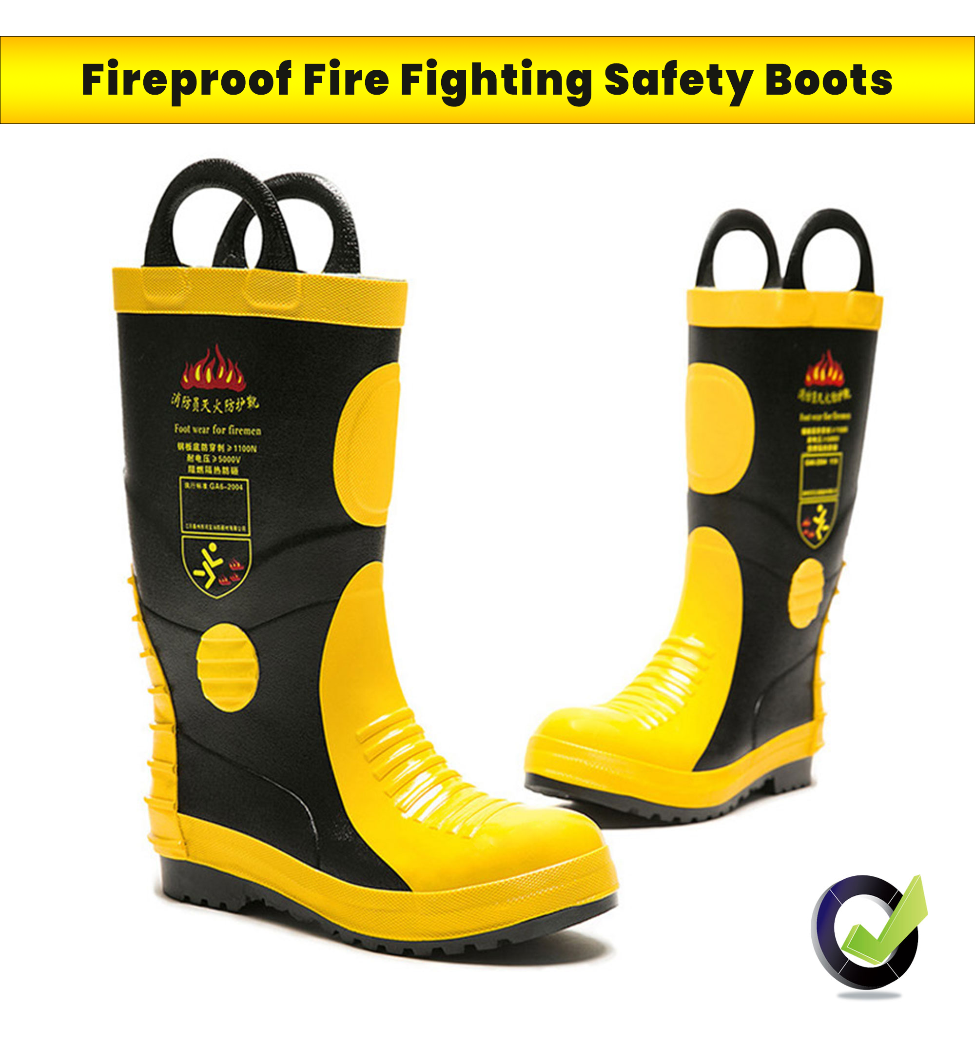 Fireproof Fire Fighting Safety Boots High temperature resistant ...