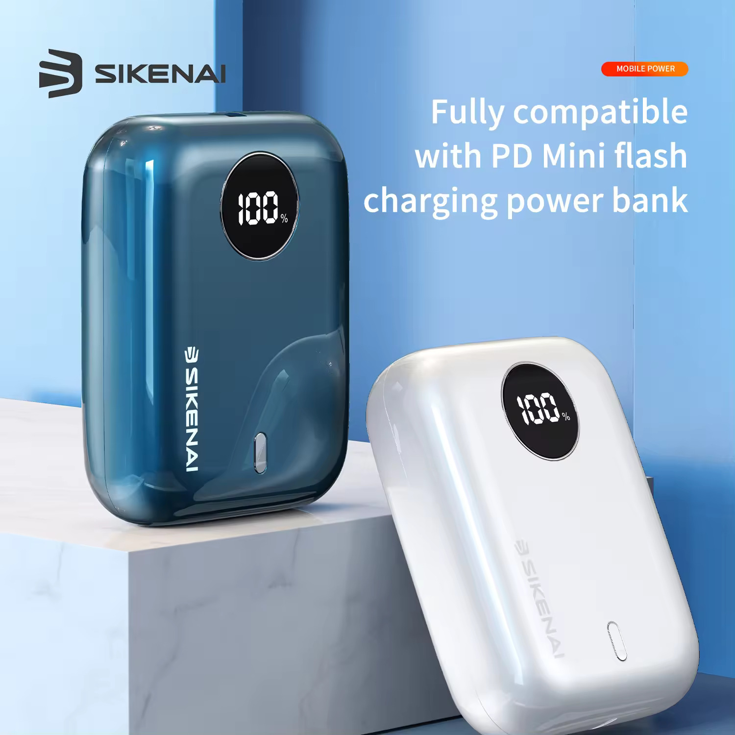 Sikenai QS-11 10000mAh 22.5W LED Display Battery Status Monitoring ...