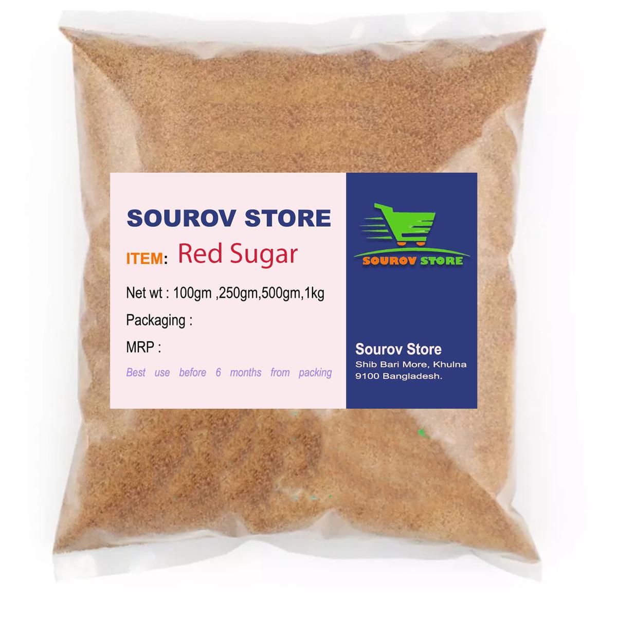 Desi Sugarcane (Red) Sugar- 1Kg | Daraz.com.bd