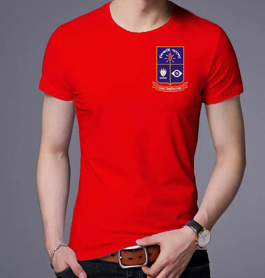 Dhaka University Cotton T Shirt For Man | Daraz.com.bd