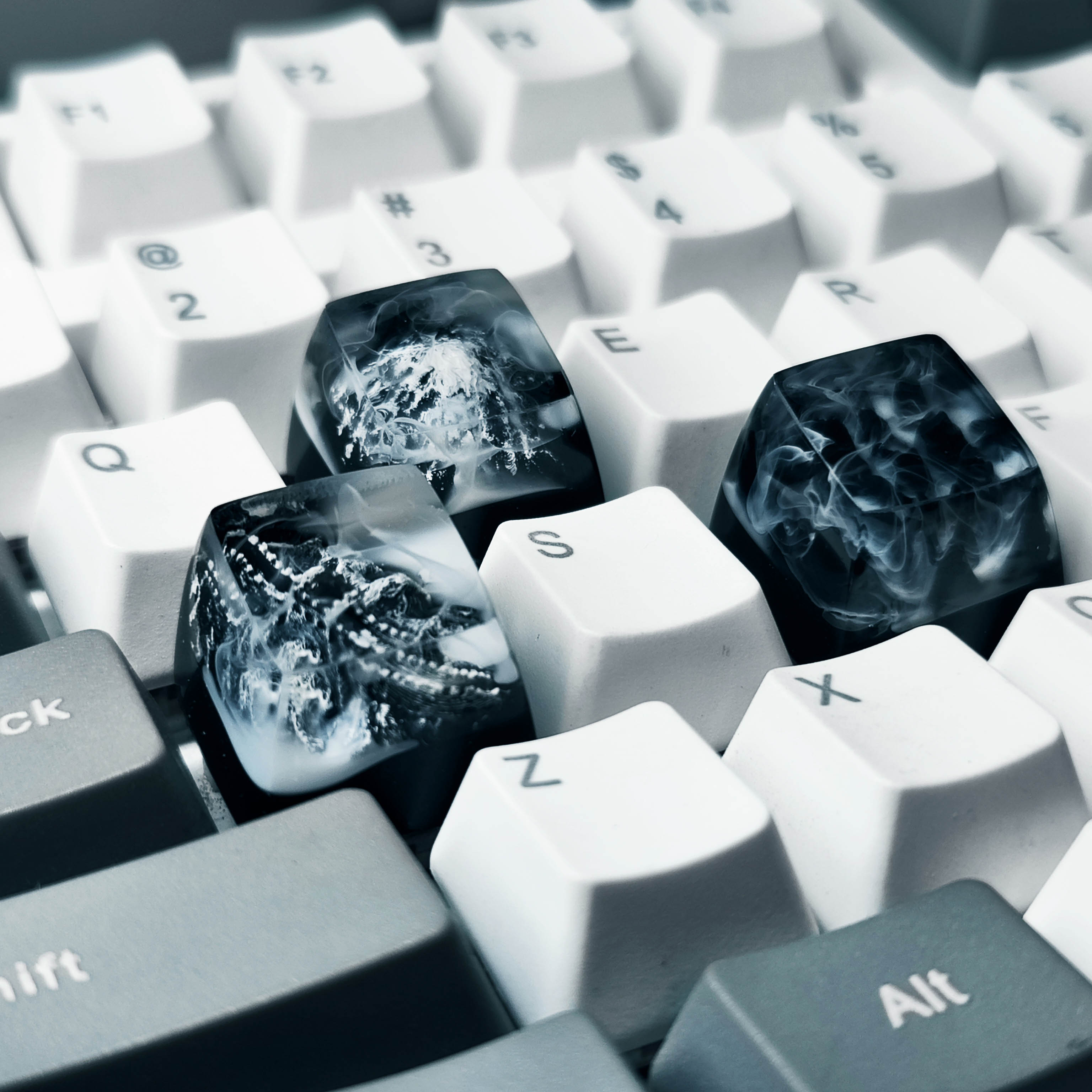 Mechanical keyboard personality keycaps translucent resin Great Wall ...