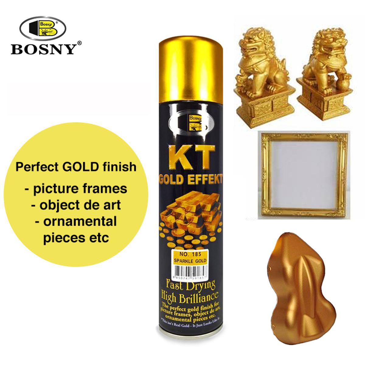 Bosny KT Gold Effect Spray Paint | Daraz.com.bd