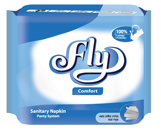 Fly Sanitary Napkin- Comfort 11-Panty System-11 Pads Pack | Daraz.com.bd