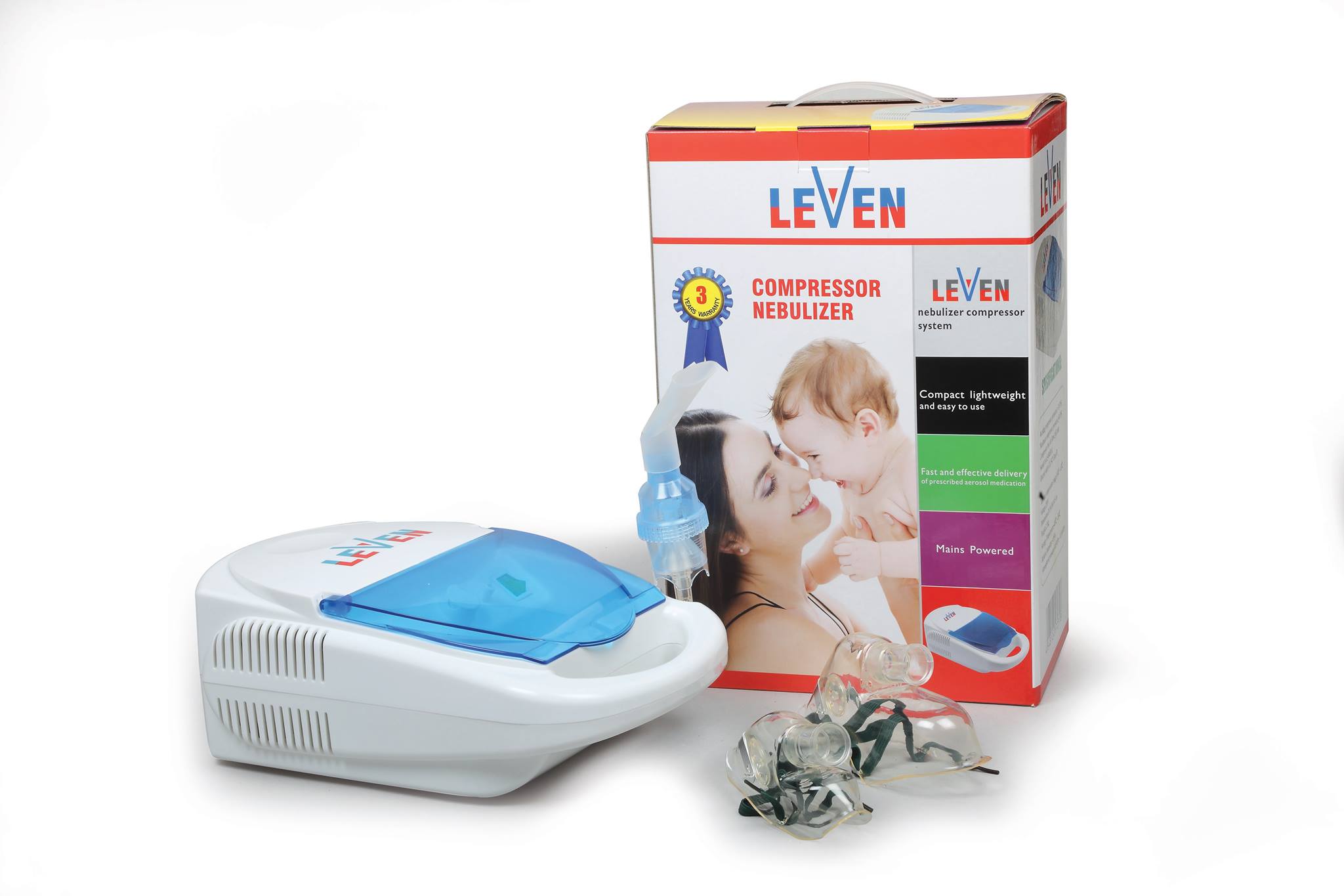 LEVEN Portable Compressor Nebulizer Machine for Child & Adults ...
