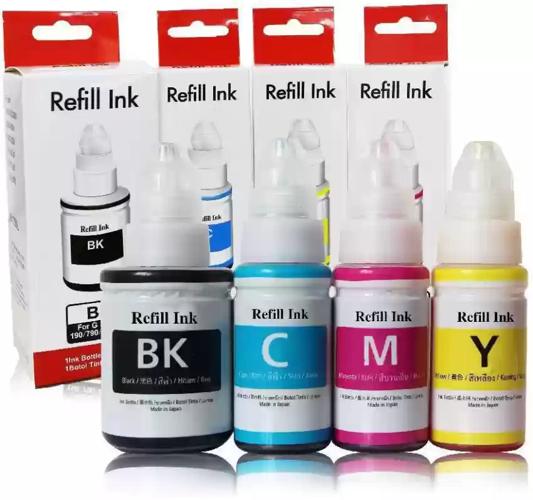 Canon Ink Bottle Full Set Canon Gi-790 Four-Color Ink Bottle Refill For ...