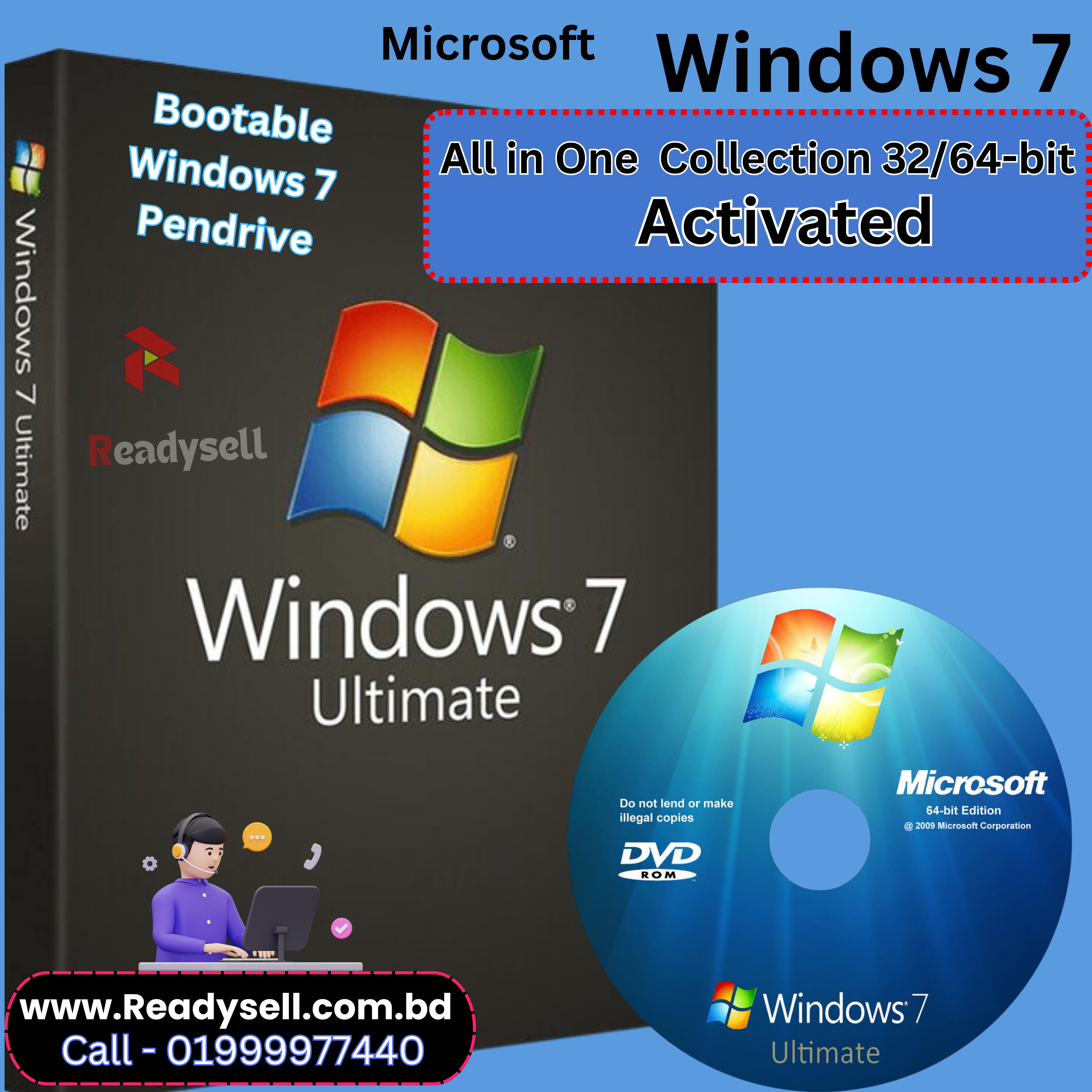 Windows 7 All In One X64 Bit Bootable Iso Full Activated CRAZZYCOP: OS