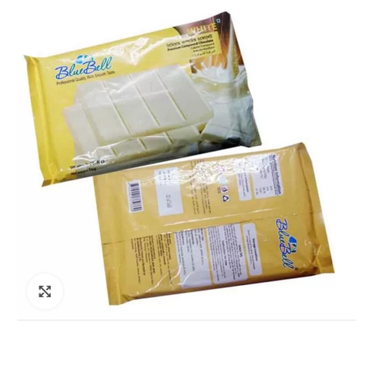 Bluebell White Compound Chocolate bar 500g | Daraz.com.bd